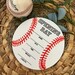 Baseball Baby Stat Sign Hello World Hospital Announcement Baby Boy Name ...