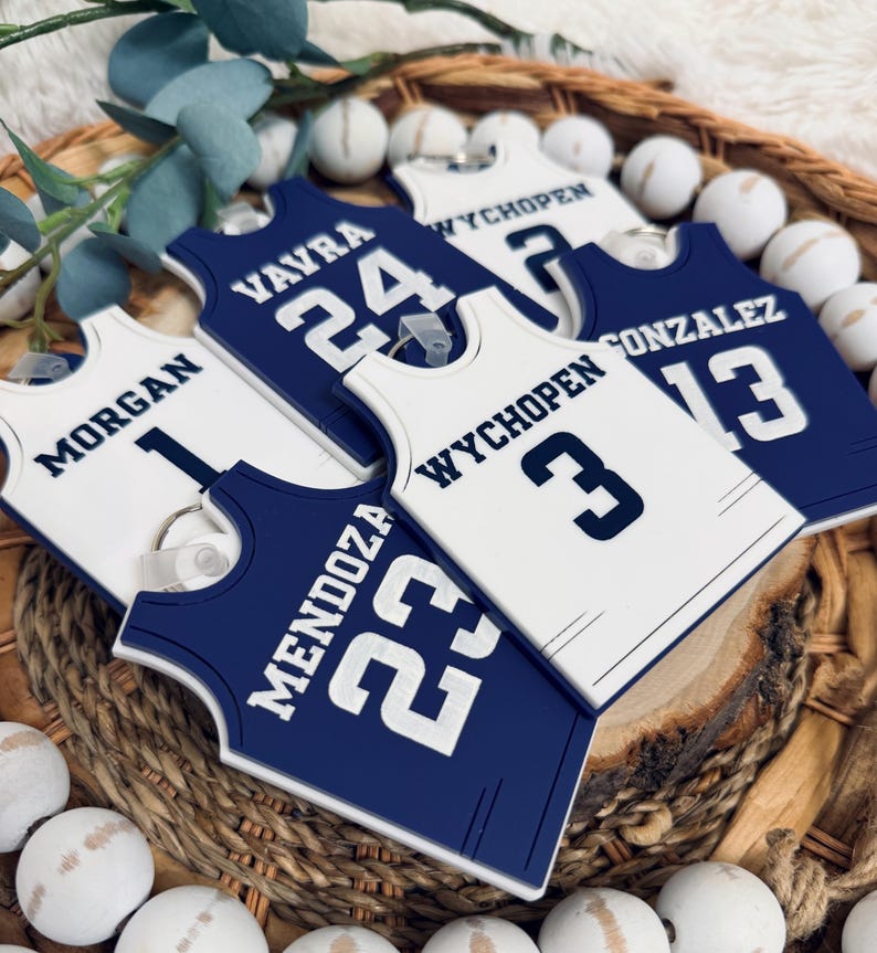 Personalized Basketball Name Tag, Custom Sports Bag Tag, Basketball ...