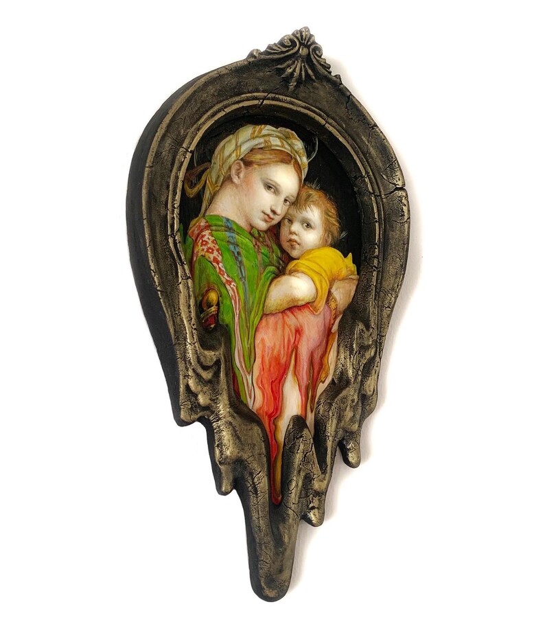 Unique Circular Liquid Frame Custom Painting contemporary - Etsy