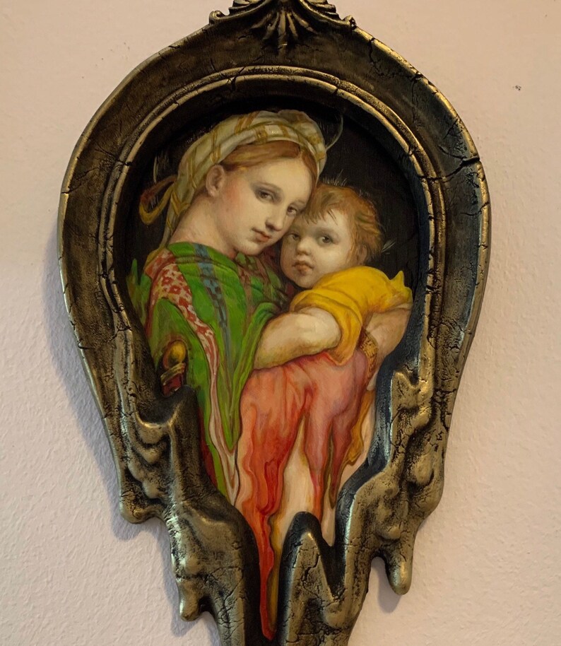 Unique Circular Liquid Frame Custom Painting contemporary - Etsy