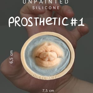 Realistic Silicone Lip Prosthetic | Silicone Mouth | SFX Fake Mouth for ...