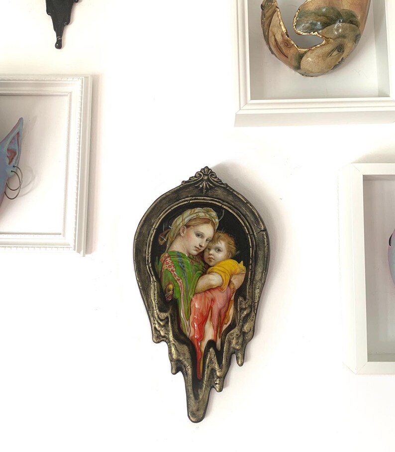 Unique Circular Liquid Frame Custom Painting contemporary - Etsy