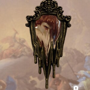 Unique Liquid Frame+ Custom Painting |contemporary Art| Handmade Frame ...