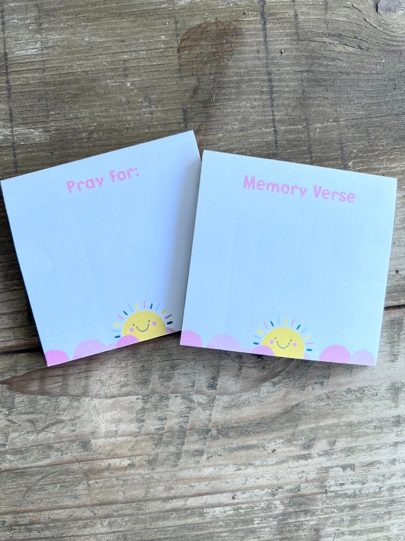 Prayer Post-its/ Memory Verse Post-its - Etsy