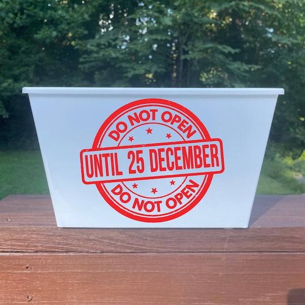 Do Not Open Until - Etsy