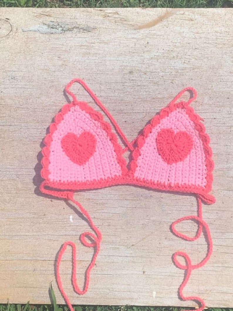 Heart Bralette - Etsy