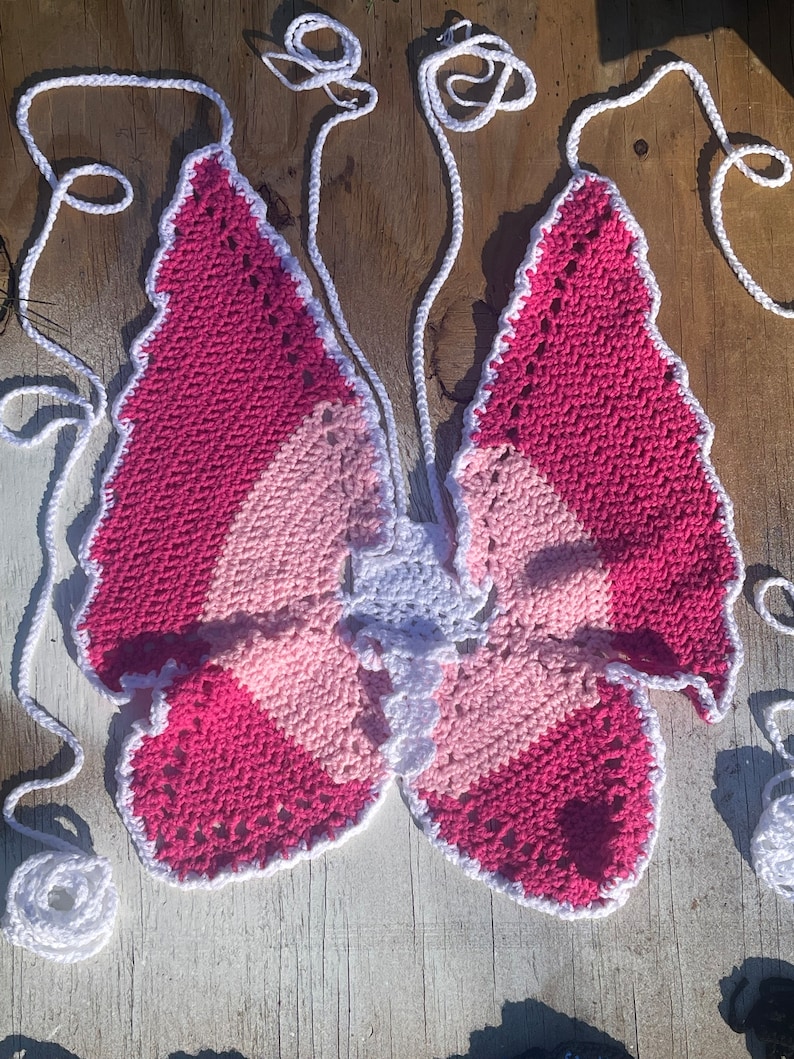 Top a farfalla all'uncinetto - Etsy Italia