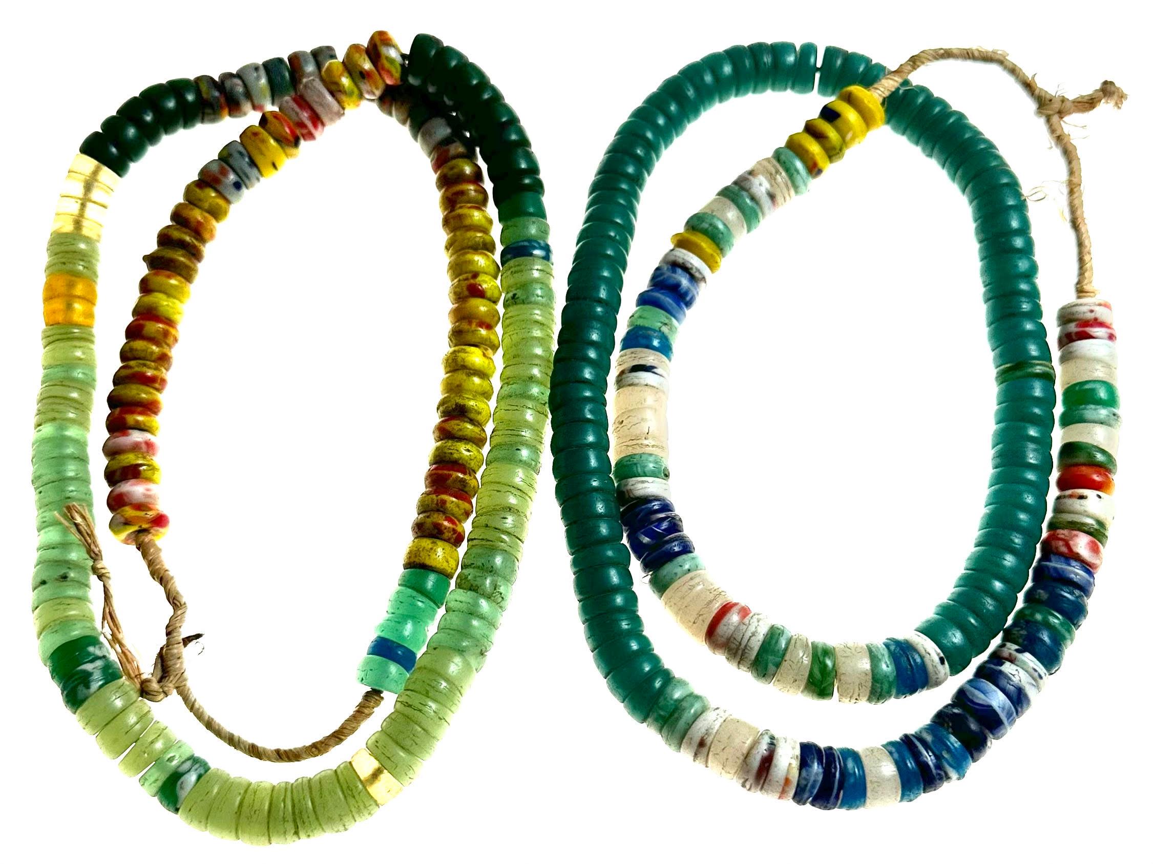 Two 12" Strands of Multi-color Kakamba Prosser Beads #2060 - Etsy