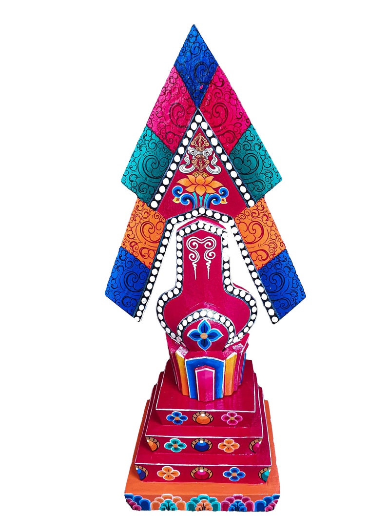 40 Cm, Tibetan Wooden TORMA for Buddhist Rituals, Offering Item of 100 ...