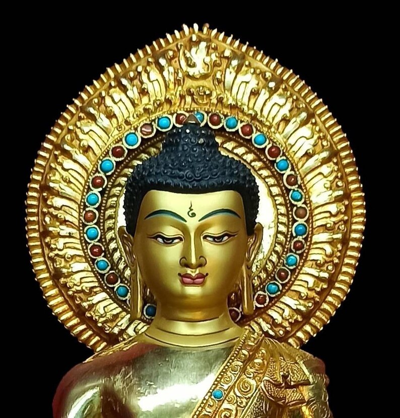 32 Cm Buddhist Statue of Amitabha Buddha Handcarved With - Etsy