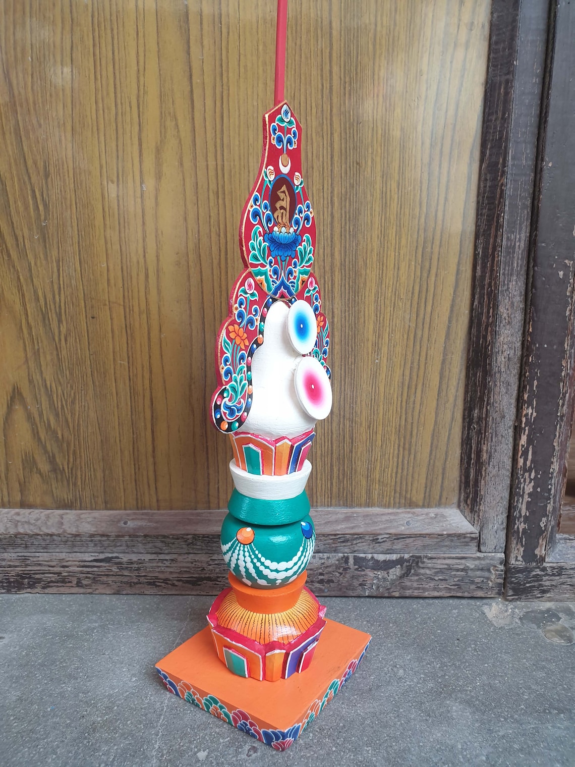 40 Cm Tibetan Wooden TORMA for Buddhist Rituals Offering - Etsy