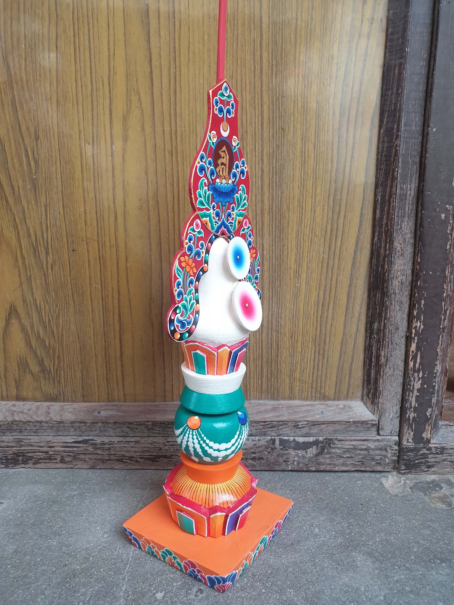40 Cm Tibetan Wooden TORMA for Buddhist Rituals Offering - Etsy