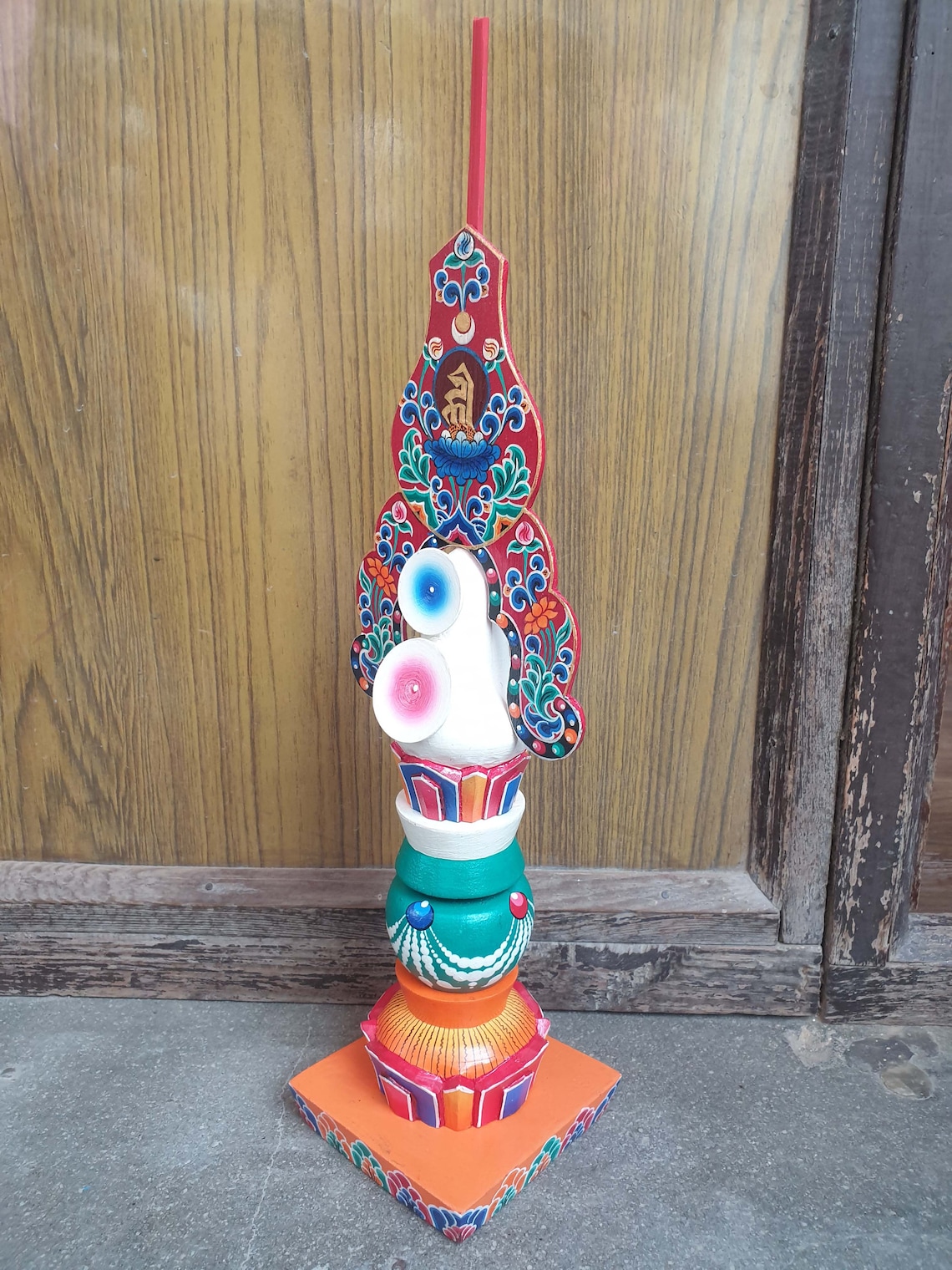 40 Cm Tibetan Wooden TORMA for Buddhist Rituals Offering - Etsy