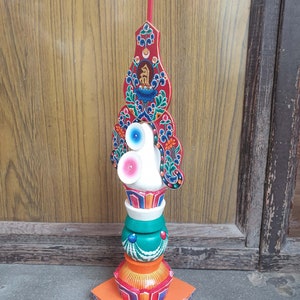 40 Cm, Tibetan Wooden TORMA for Buddhist Rituals, Offering Item ...