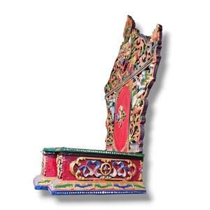 78 Cm, Traditional Tibetan Wooden Altar, Throne for 18 Statues ...