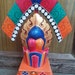 35 Cm, Tibetan Wooden TORMA of Zambala for Buddhist Rituals, Buddhist ...