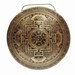 44 Cm Diameter, Tibetan Curve Gong, Handcarved With Kalachakra Mandala ...