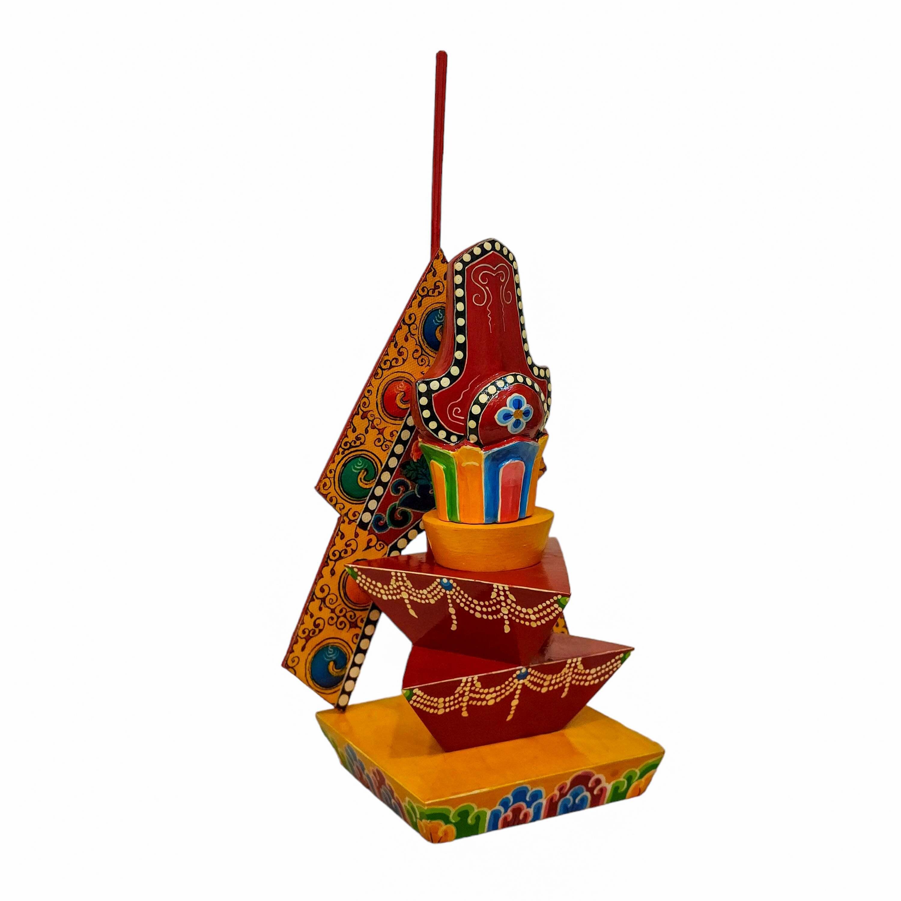 46 Cm, Tibetan Wooden TORMA for Buddhist Rituals, Offering Item for ...