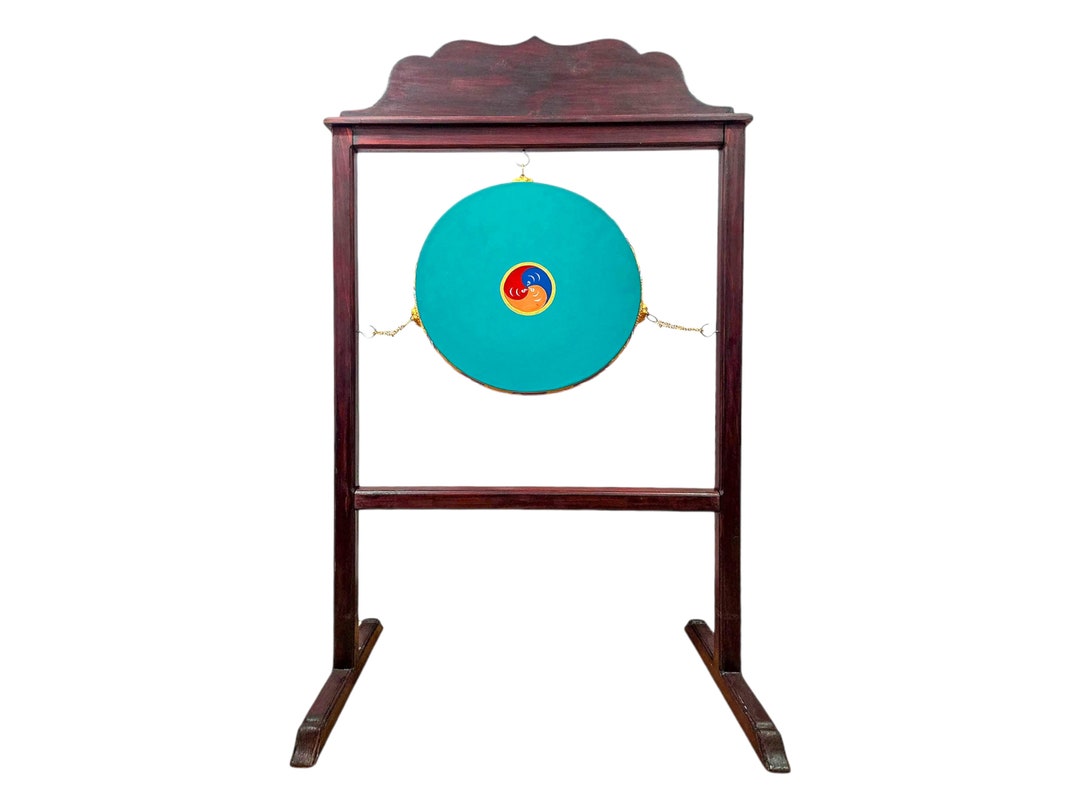 45 Cm Diameter, Traditional Tibetan Drum DHYANGRO for Buddhist Rituals ...