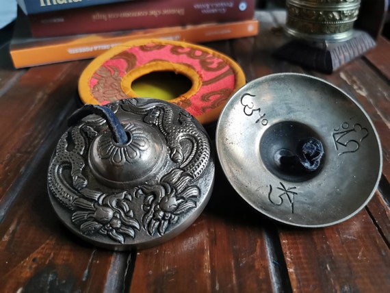 7.5 Cm Diameter Bronze Tingsha for Buddhist Rituals - Etsy