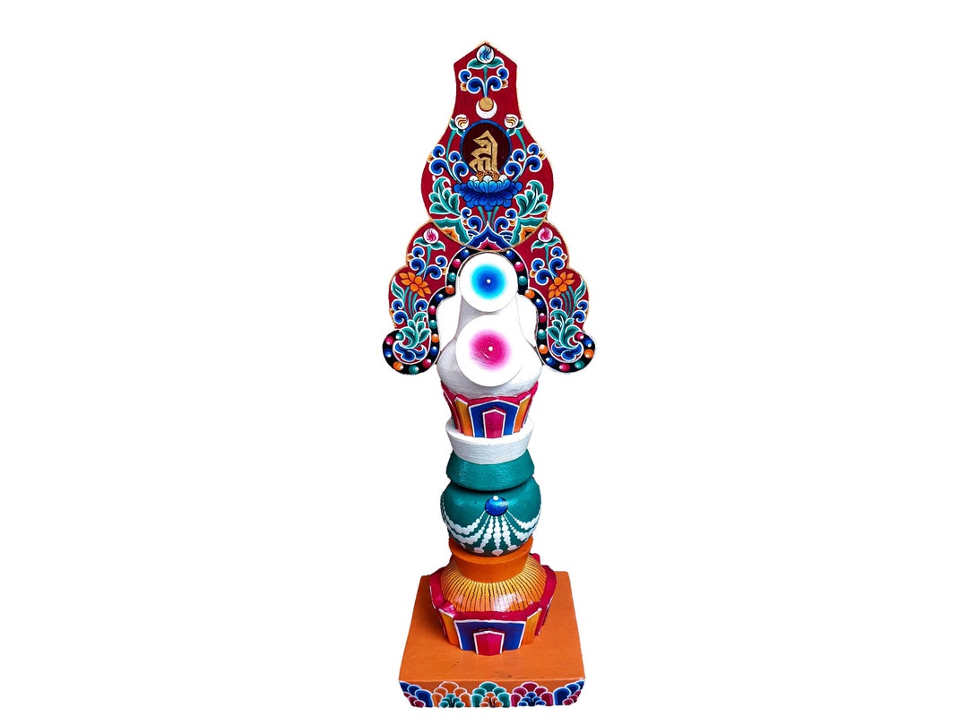 40 Cm, Tibetan Wooden TORMA for Buddhist Rituals, Offering Item ...