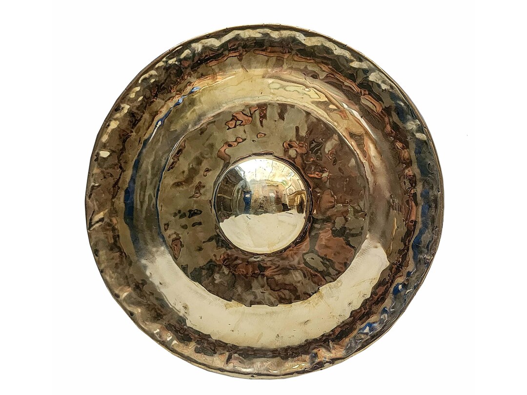 SMALL SIZE 35 Cm Diameter, Burmese Curve Gong, Nipple Gong, Traditional ...