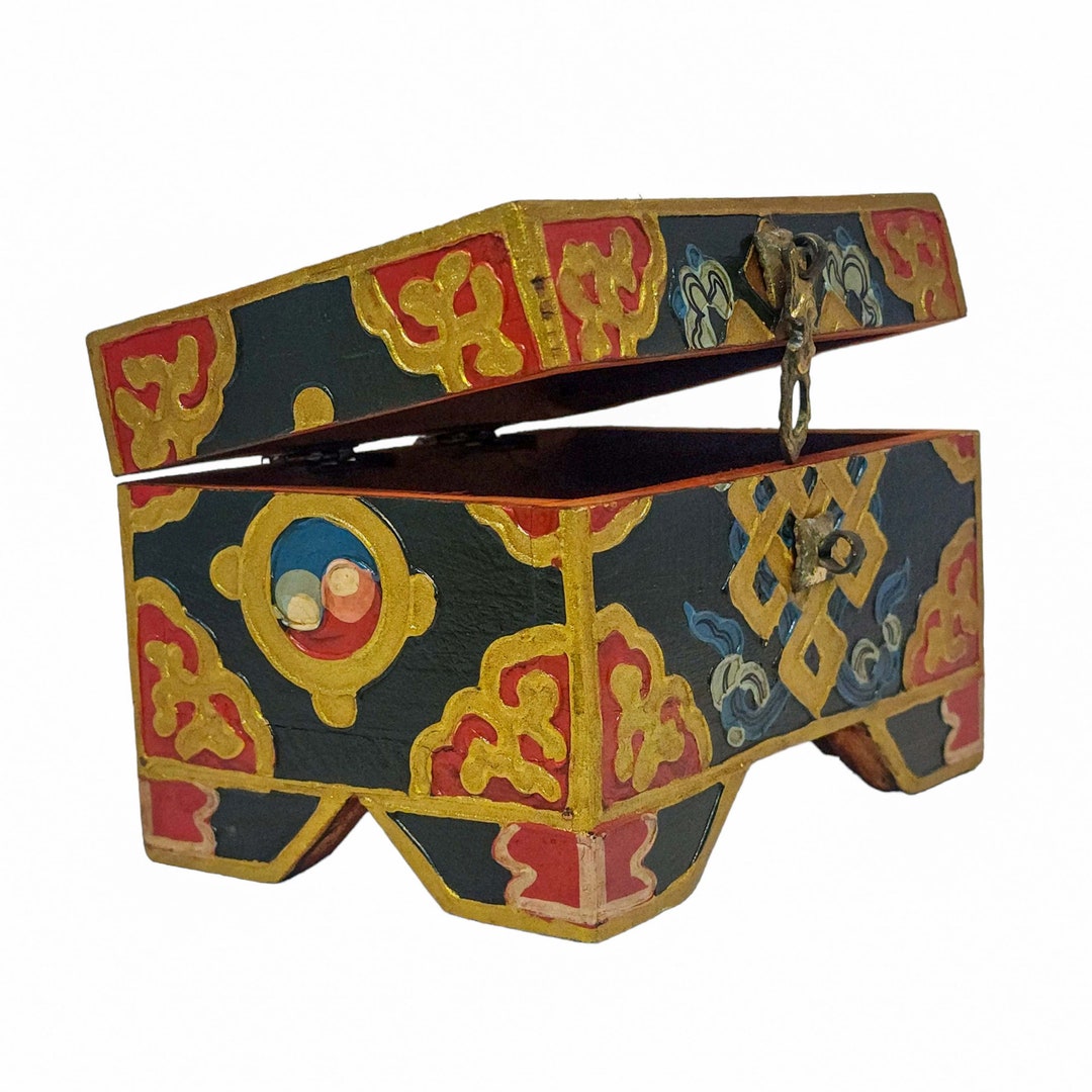 Traditional Himalayan Wooden Boxes for Jewelries, Handcarved With ...