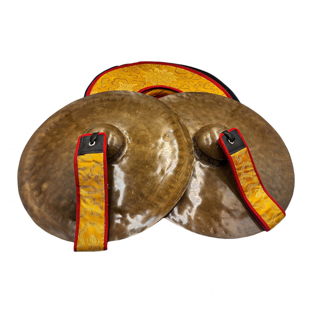 LARGE SIZES - Traditional Tibetan Cymbals - Jhyamta Jhyali or Majura ...