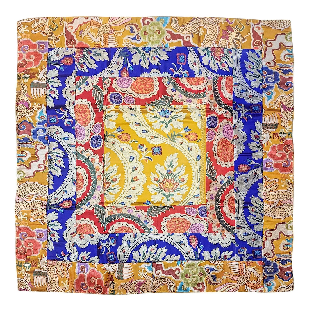 95 X 95 Cm, Tibetan Table Clothes for Buddhist Altars/meditation Tables ...