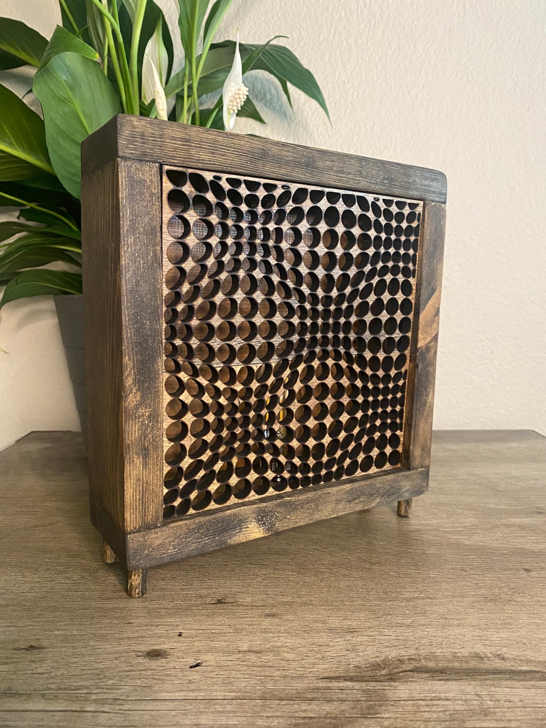 Table Lamp | Wood Table Lamp | Bedside Lamp | Wooden Bedside Lamp ...