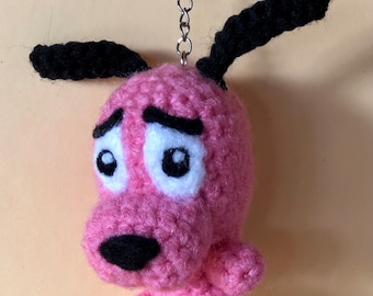 Katz Motel Keychain - Courage the Cowardly Dog - Etsy