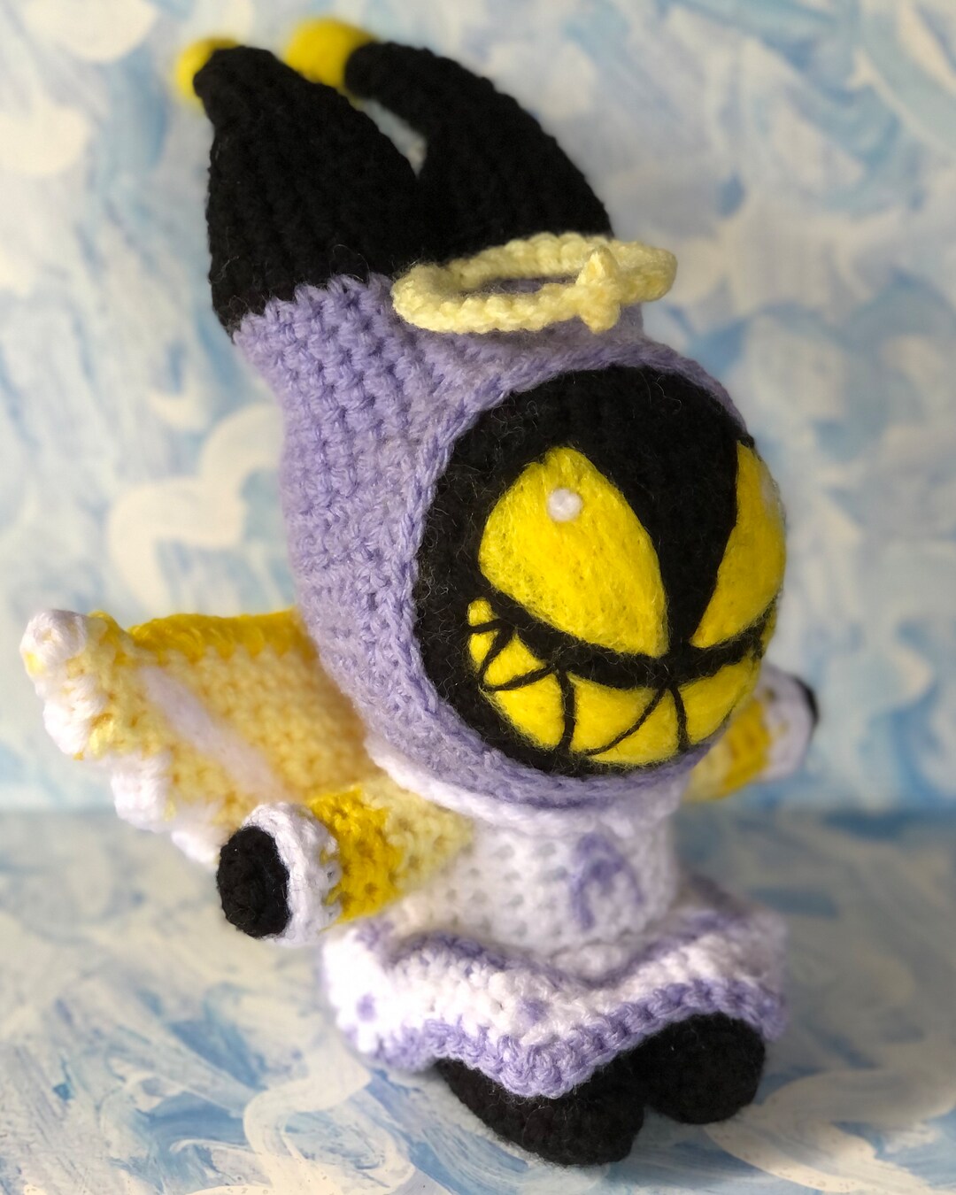 Crochet Adam Inspired Amigurumi, Stuffed Hazbin Hotel Inspired Plush ...
