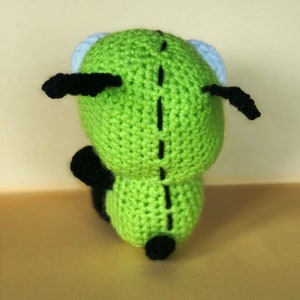 Crochet GIR Inspired Amigurumi, Stuffed Invader Zim Inspired Plush Toy ...