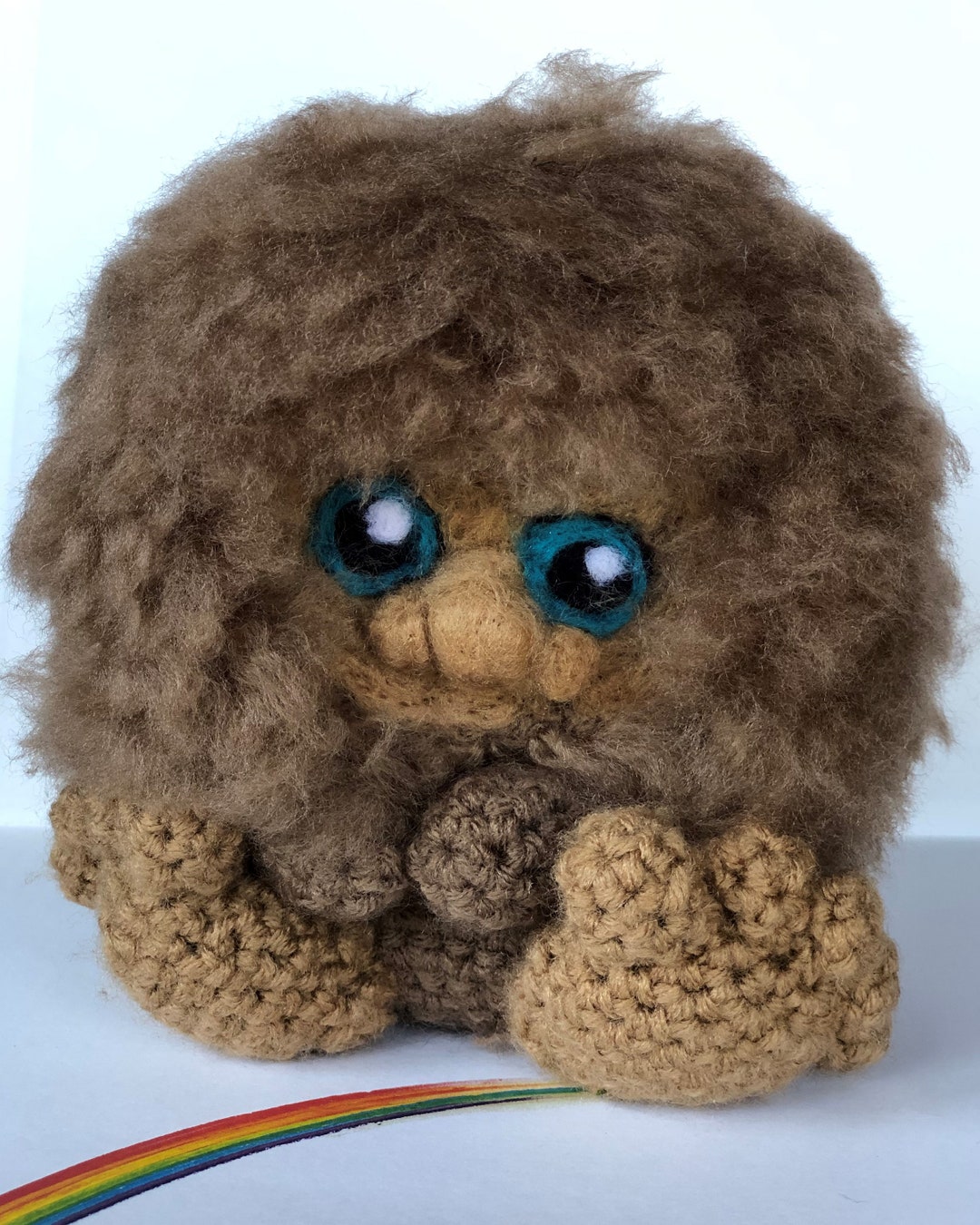 Crochet Bigfoot Amigurumi, Stuffed Bigfoot Plush Toy, Handmade Cryptid ...