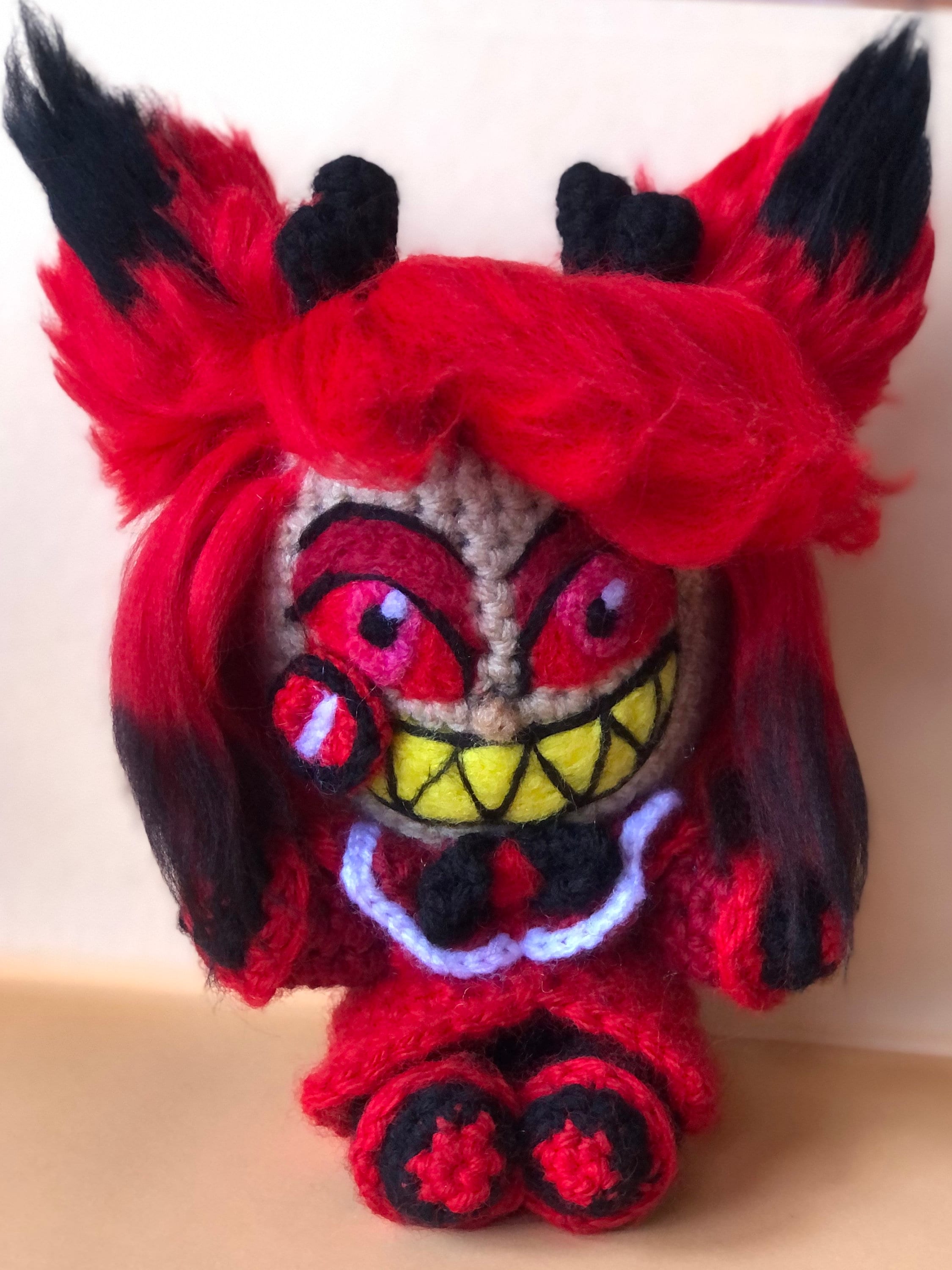 Crochet Alastor Inspired Amigurumi, Stuffed Hazbin Hotel Inspired Plush ...