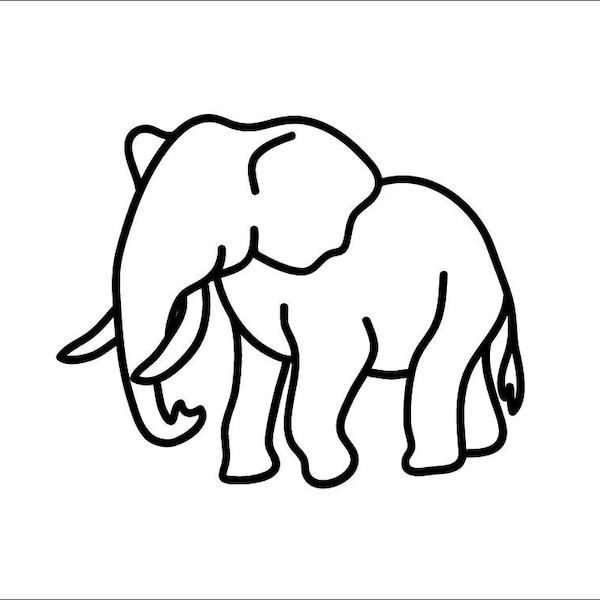 Elephant Shape - Etsy