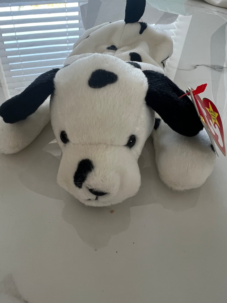 Ty Beanie Baby Dottie the Dog Plush Toy *rare* - Date of Birth 10/17 ...