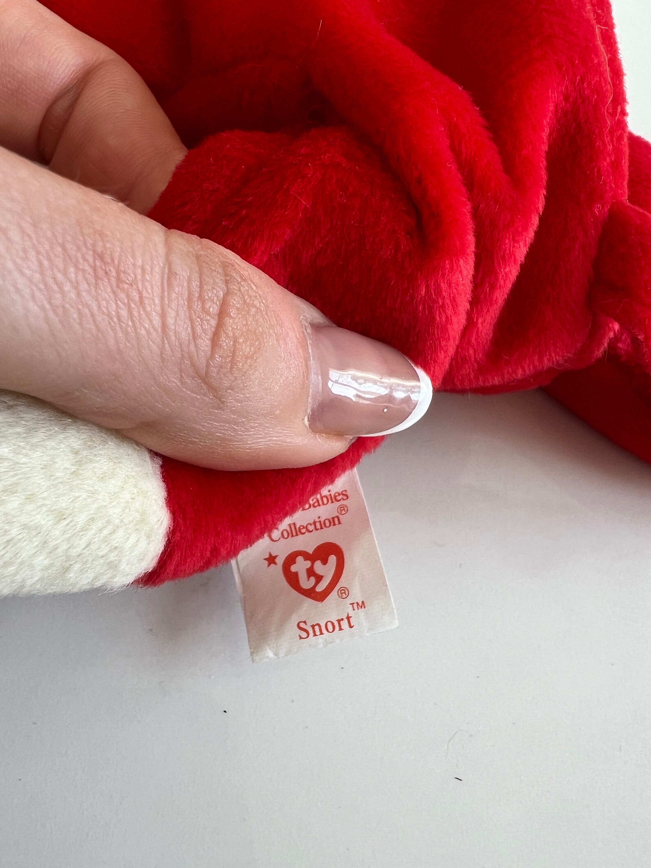 Ty Beanie Baby Snort the Bull Plush Toy *rare* - 4002 Date of Birth 5 ...