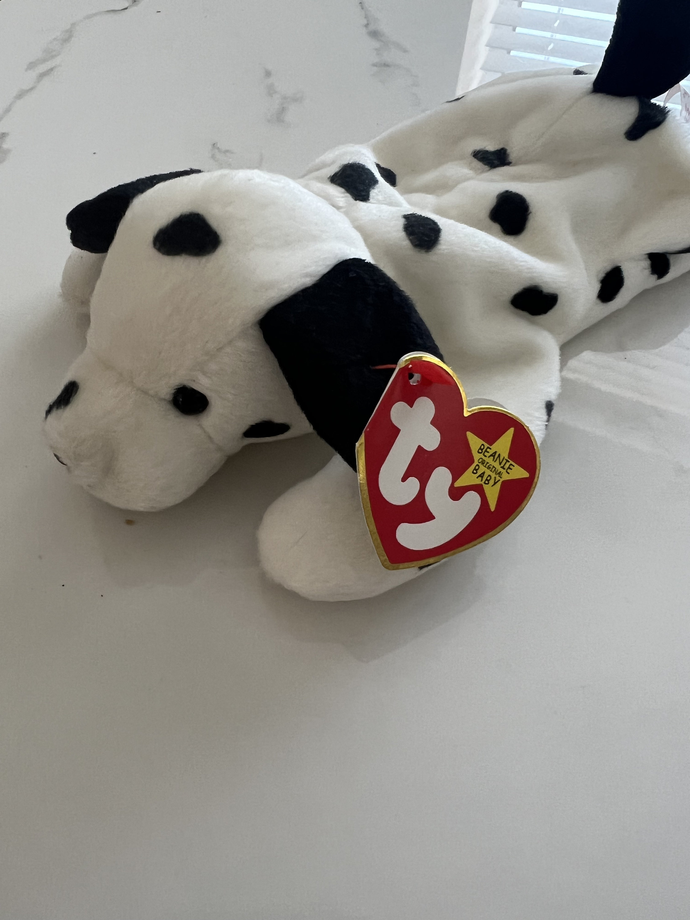 Ty Beanie Baby Dottie the Dog Plush Toy *rare* - Date of Birth 10/17 ...