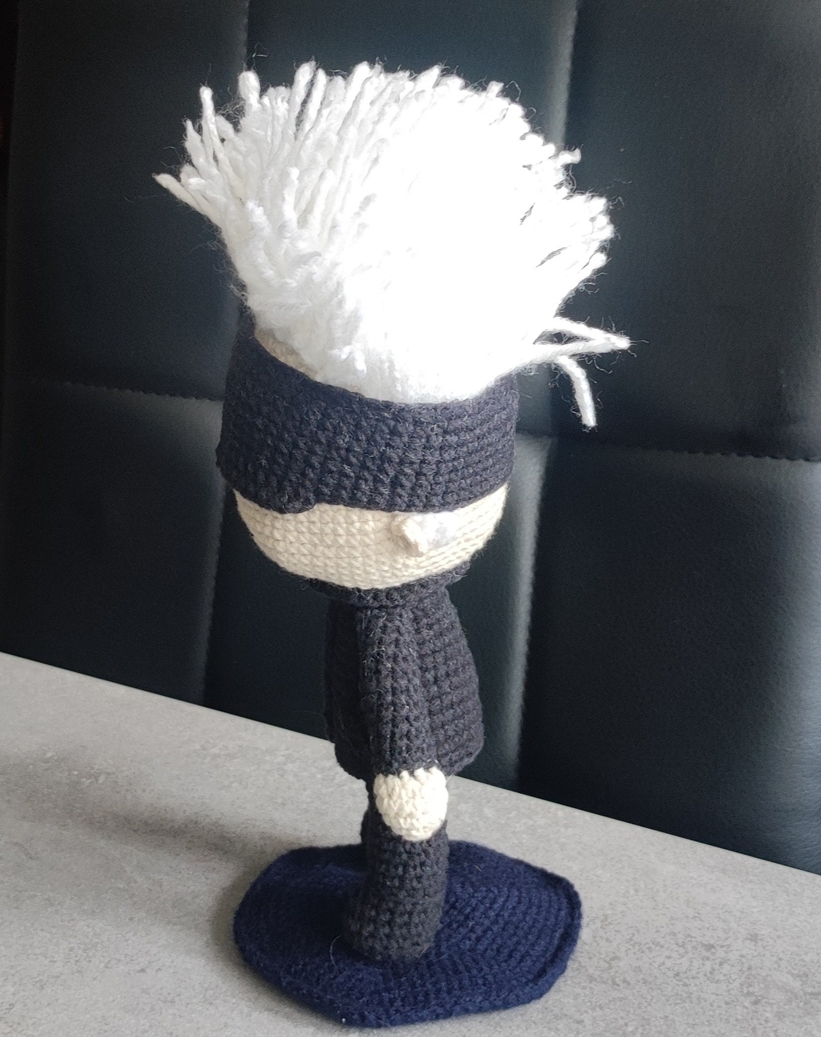 Amigurumi Gojo Satoru Crocheted Mascot - Etsy