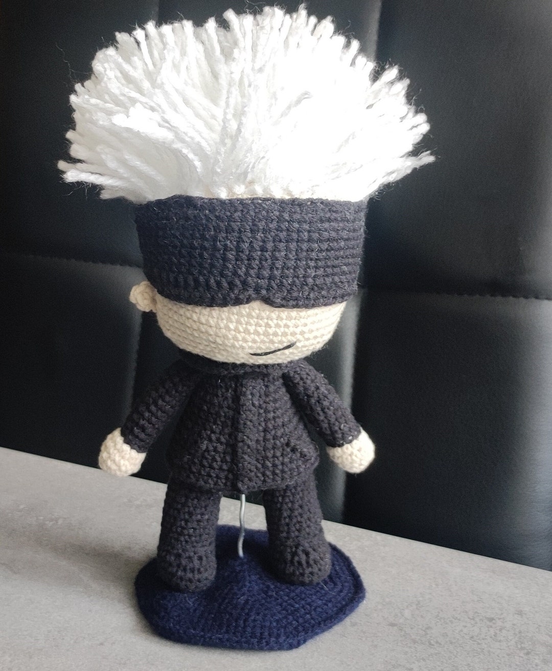 Amigurumi Gojo Satoru Crocheted Mascot - Etsy
