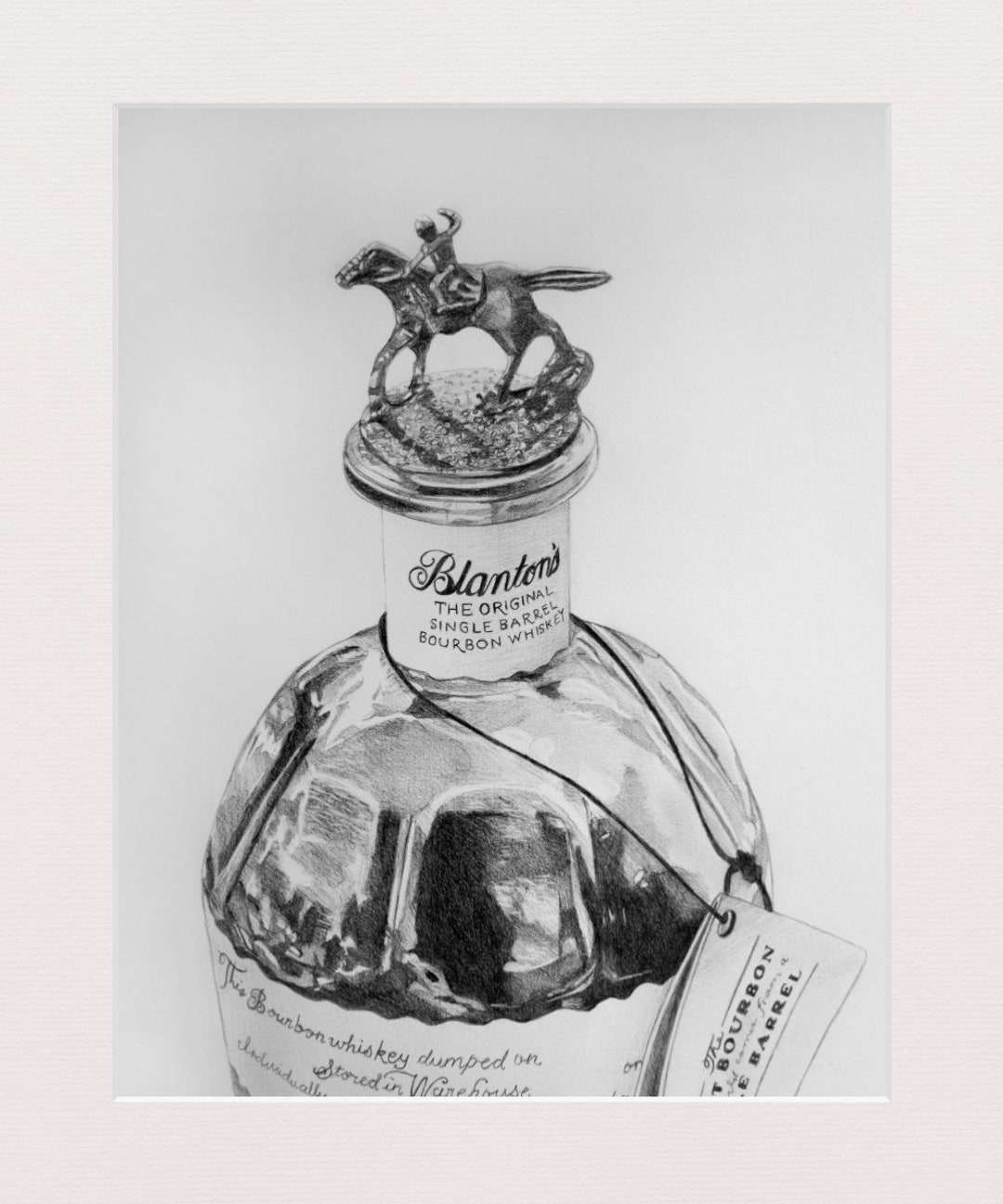 Blanton's Signed Print - Etsy