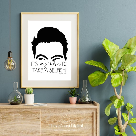 Schitt's Creek / David Rose / Digital Print / Hand - Etsy