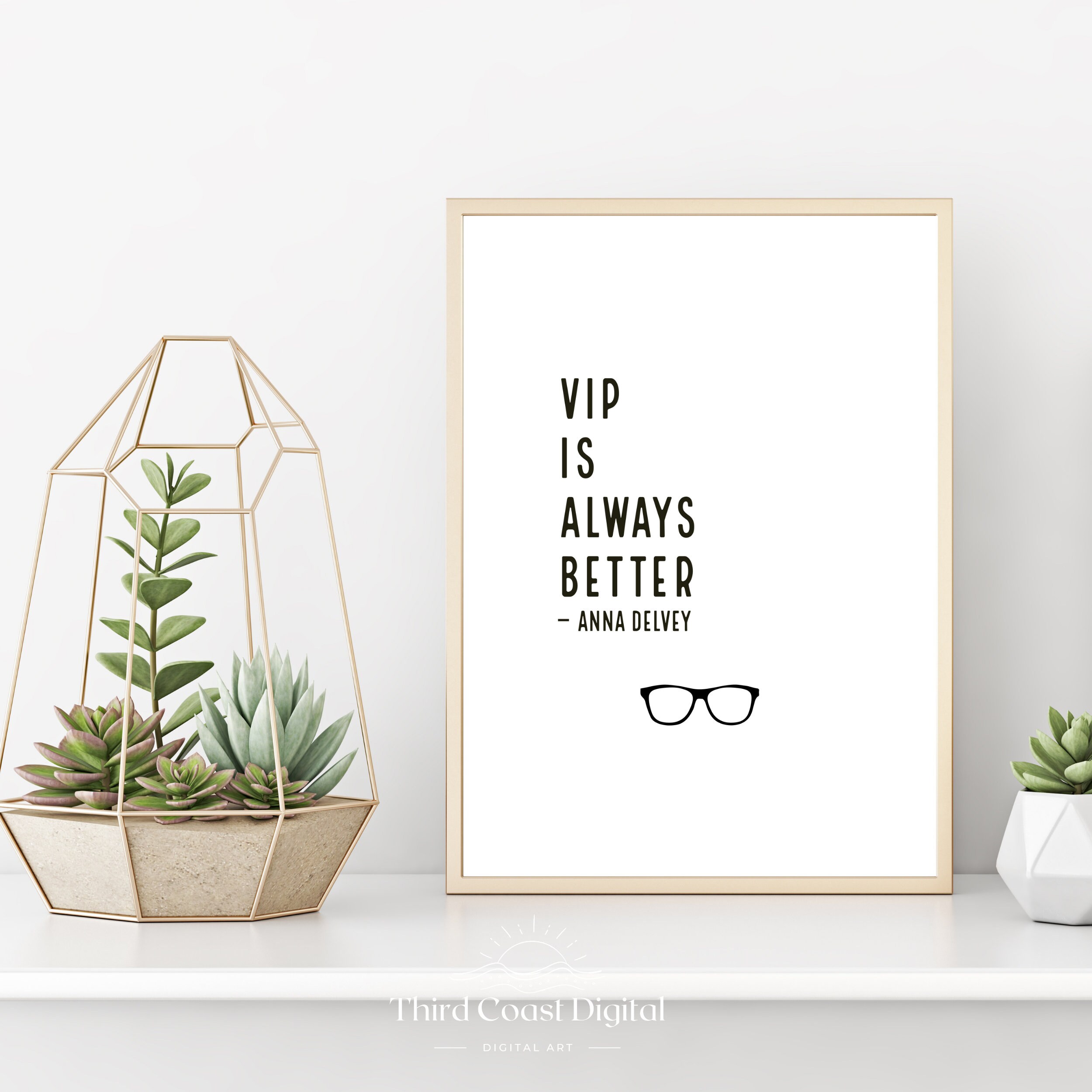 Anna Delvey Art / VIP Quote / Poster Print / Wall Art Quotes ...