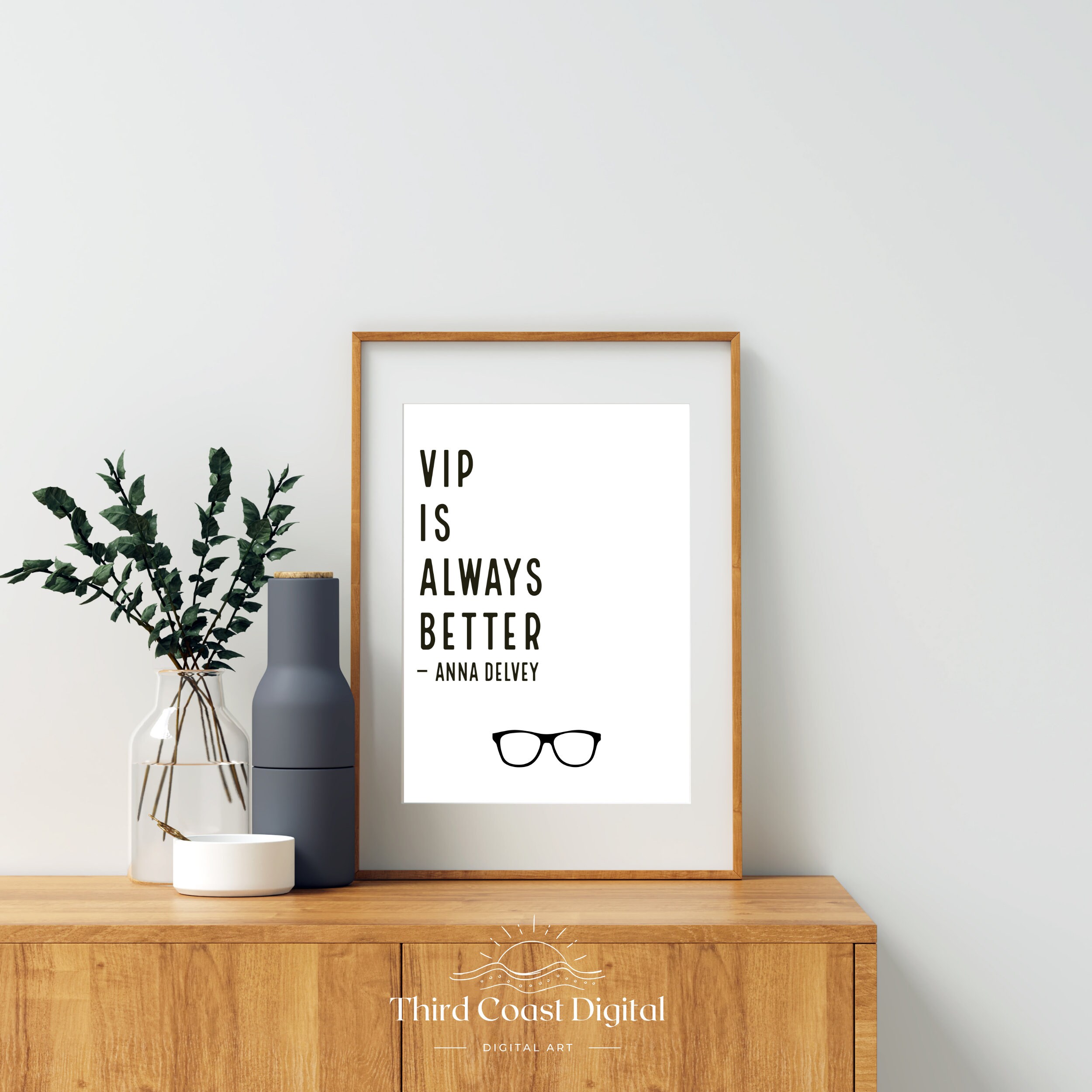 Anna Delvey Art / VIP Quote / Poster Print / Wall Art Quotes ...