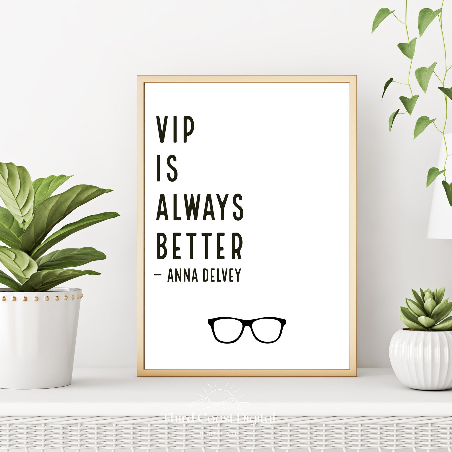 Anna Delvey Art / VIP Quote / Poster Print / Wall Art Quotes ...