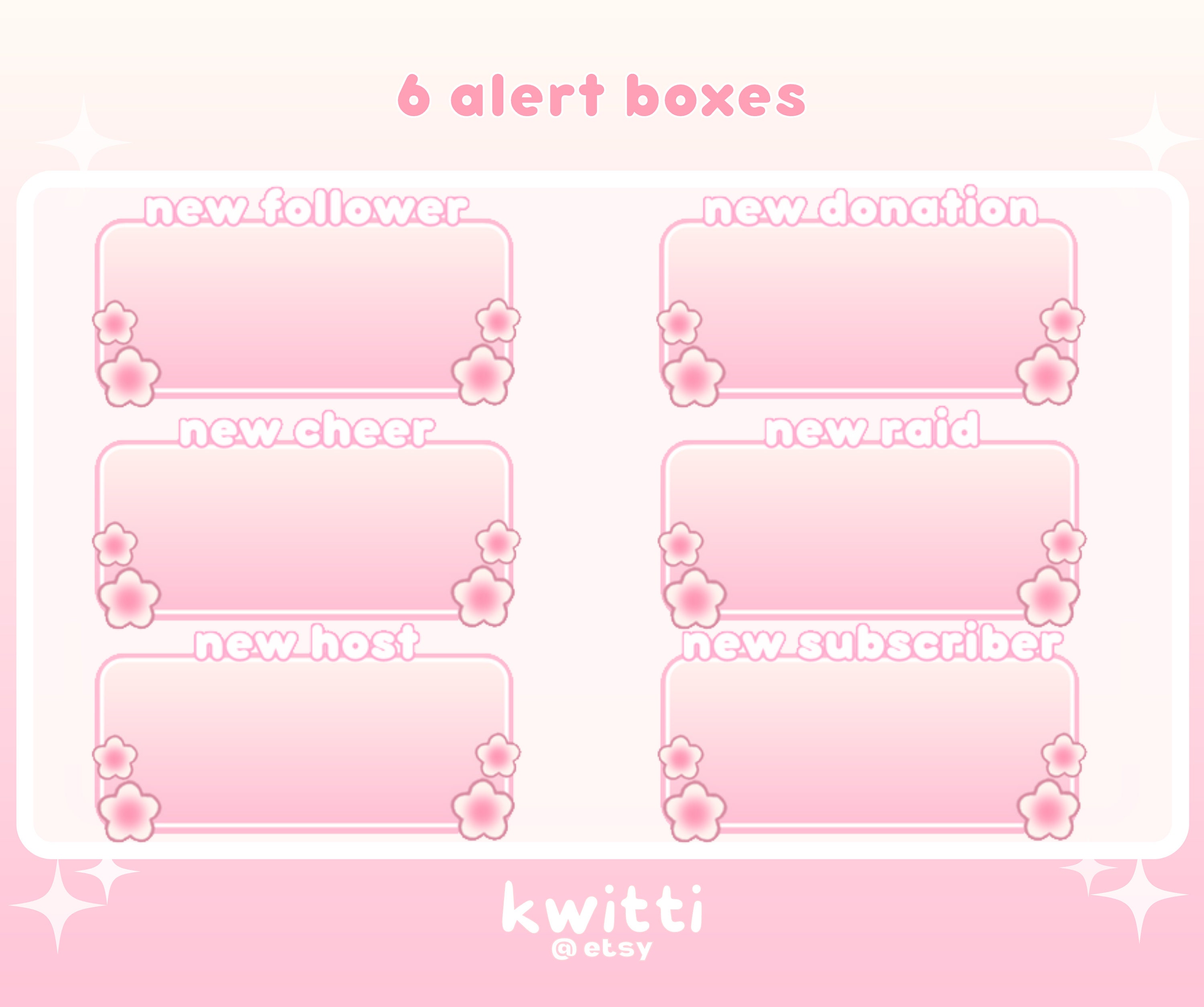 Animated Pink Sakura Lofi Desk Stream Overlay Twitch Overlays Scenes ...