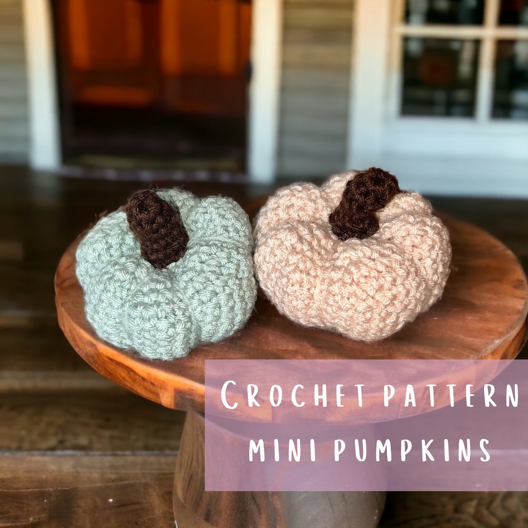 Mini Pumpkin | Crochet Pattern | Fall Decor | Digital Download ...