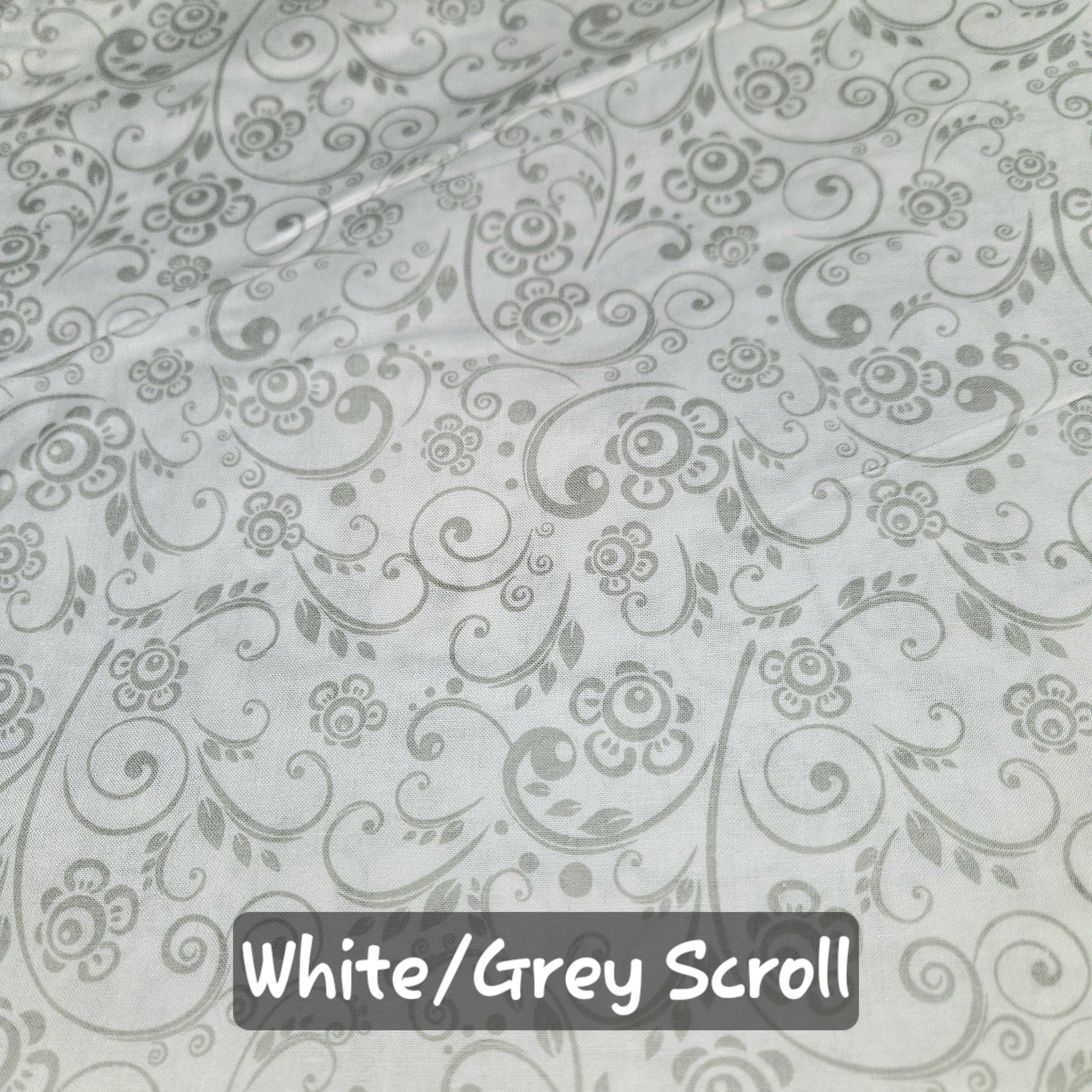 White Wide Back Fabric - Etsy