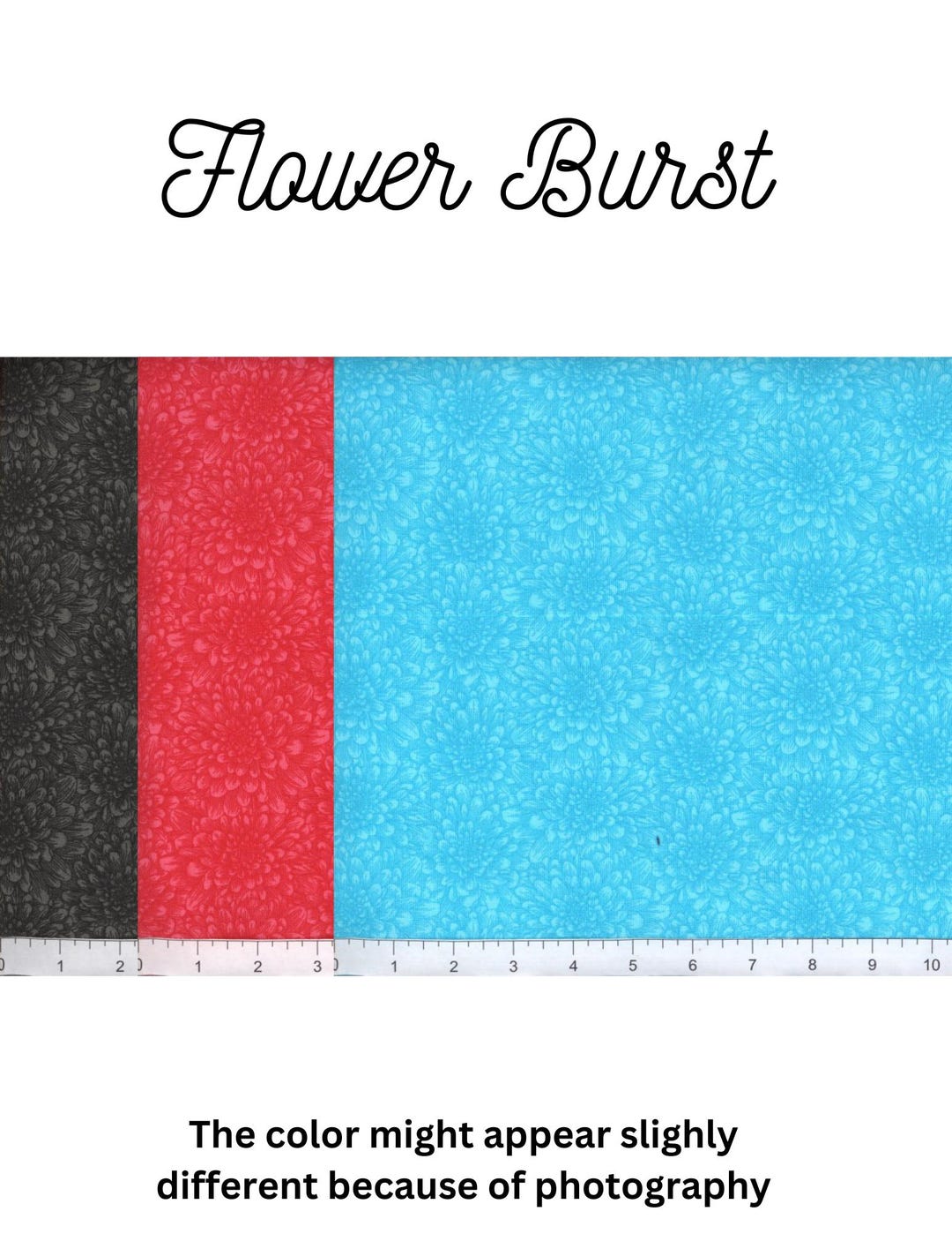 Flower Burst Fabric - Etsy